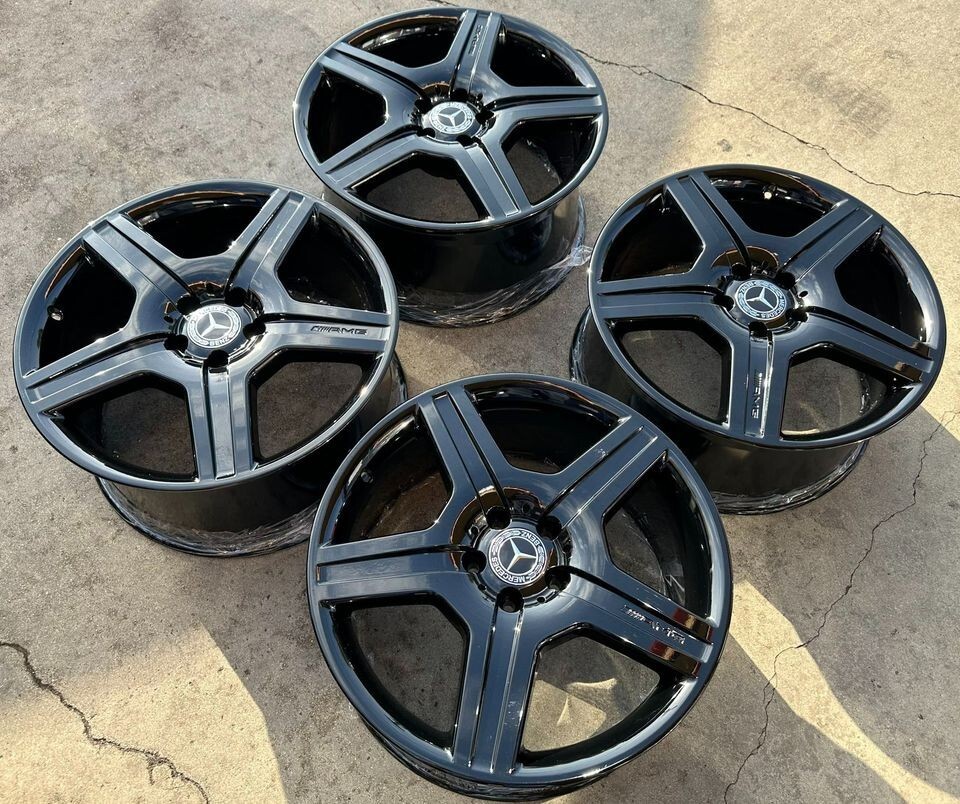 19'' Mercedes AMG OEM Wheels w221 S560 S550 S500 CL550 Staggered Gloss ...