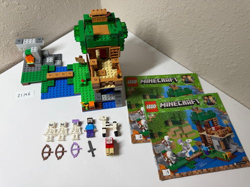 LEGO 21146 Minecraft: The Skeleton Attack - With Manuals good condition ...