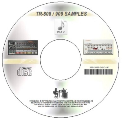 ROLAND TR-909 & TR-808 DRUM MACHINE WAV HIT SAMPLES ON CD UK POST | eBay UK