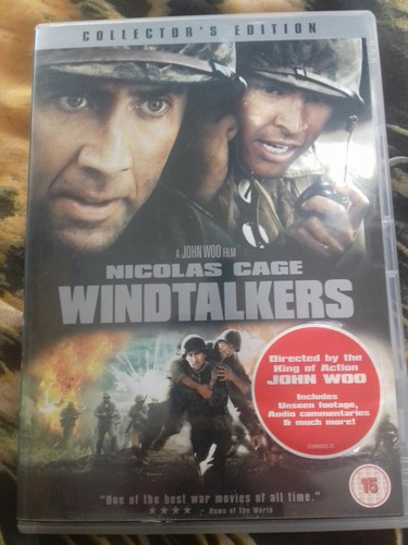 Windtalkers DVD (2003) Nicolas Cage, Woo (DIR) cert 15 FREE Shipping ...