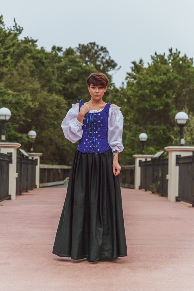 Renaissance Faire Wench Bodice Outfit Pirate Costume Gown Wedding ...