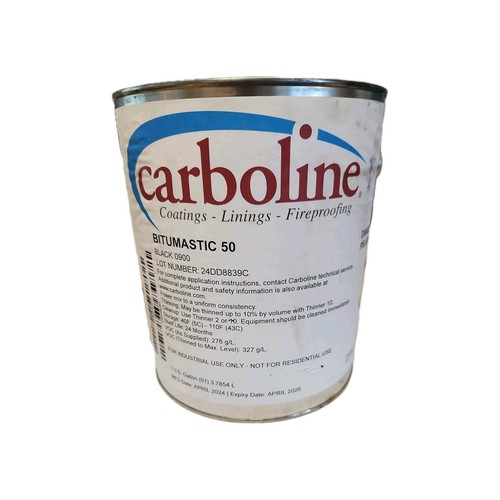 Carboline Bitumastic 50 1 gallon -Pick Up Only | eBay
