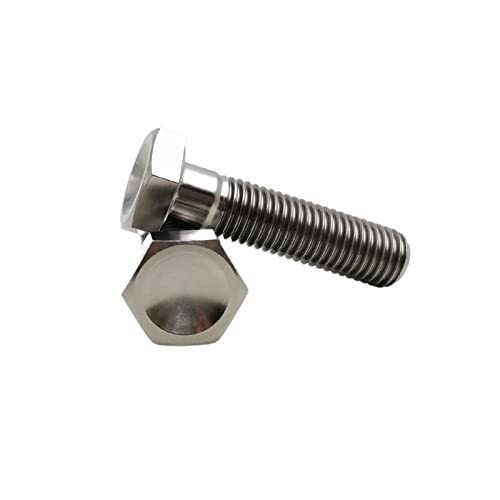 Rison Titanium SAE Bolt 5/16″-24 Hex Head Bolt Fine Thread Bolts 5PCS ...