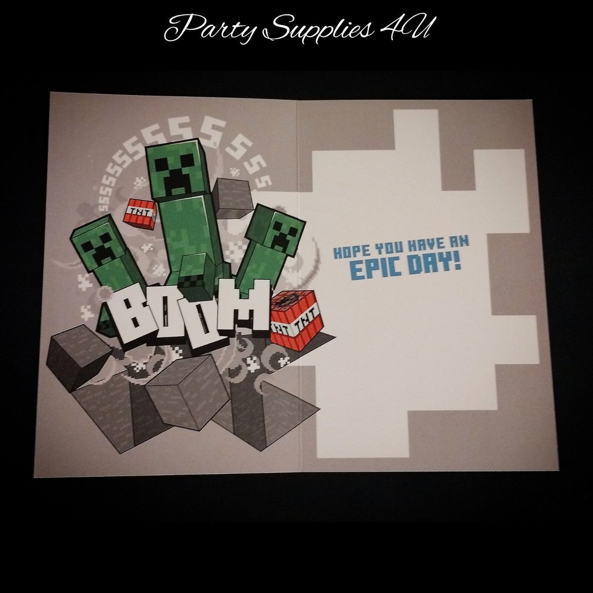 Minecraft Birthday Card Designs Minecraft Birthday Card: Over 14