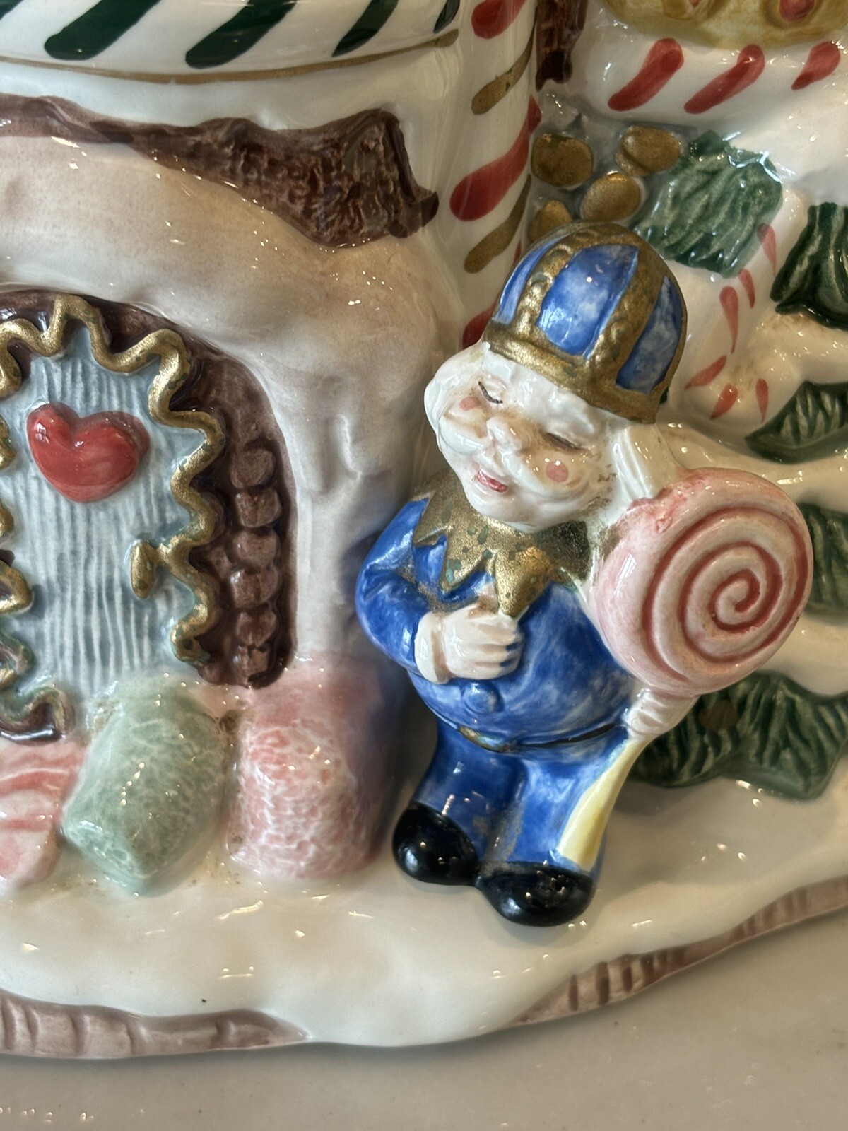 Fitz & Floyd FF Christmas Nutcracker Sweets Icecream Castle Cookie Jar ...