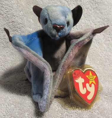 Ty Beanie Baby Batty the Bat DOB October 29, 1996 MWMT Free Shipping | eBay