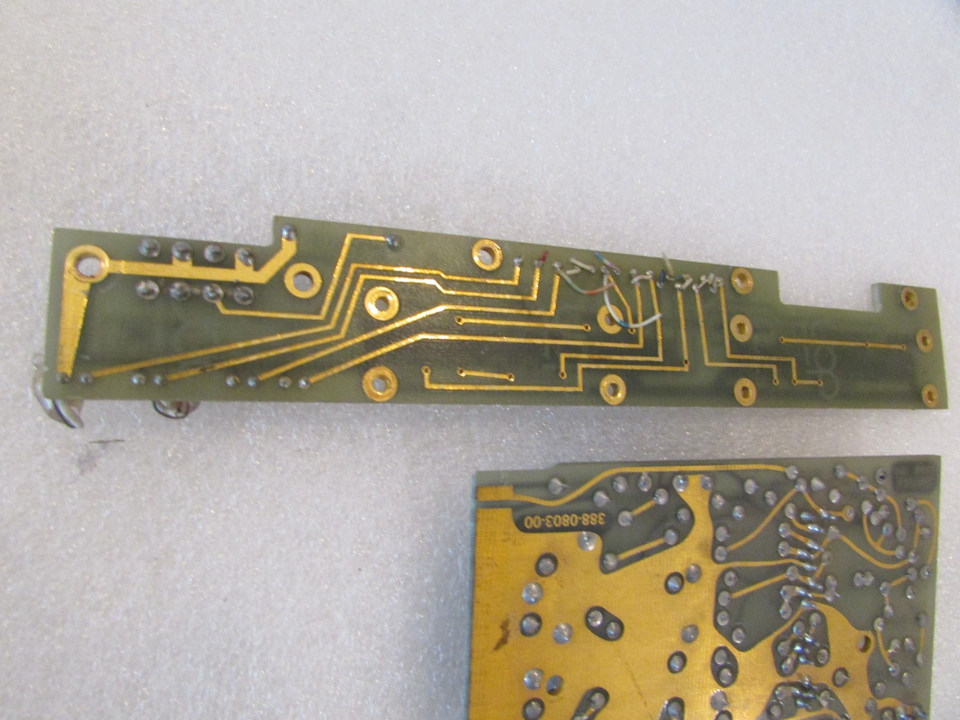 Lot of (3) 1960's High Grade, Heavy Gold Circuit Boards For Scrap Gold ...