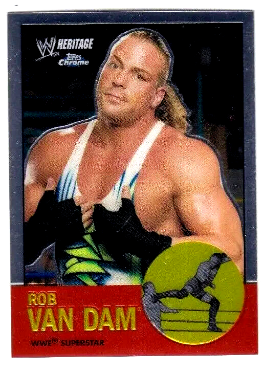 ROB VAN DAM 2007 WWE *TOPPS HERITAGE II CHROME* Card #25 RVD | eBay