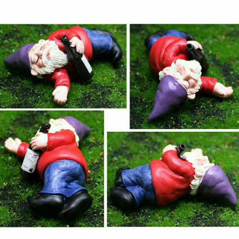 Gnome Naughty Garden Ornament Rude Funny Indoor Outdoor Elves Decor Kid ...