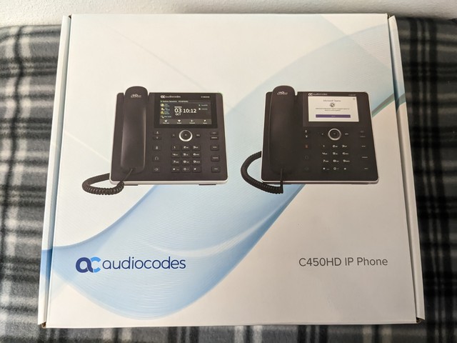 AudioCodes C450hd Ip-phone Poe GbE Black With Integrated BT and WiFi ...