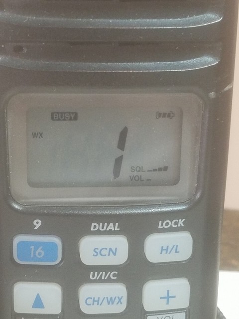 Icom Ic-m32 Handheld VHF Marine Radio Transceiver With Charger for sale ...