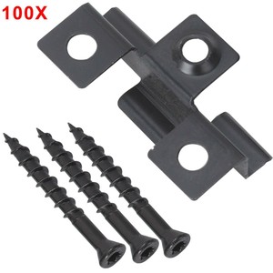 100pcs Anticorrosive Hidden Fixing Stainless Steel Fasteners Metal ...