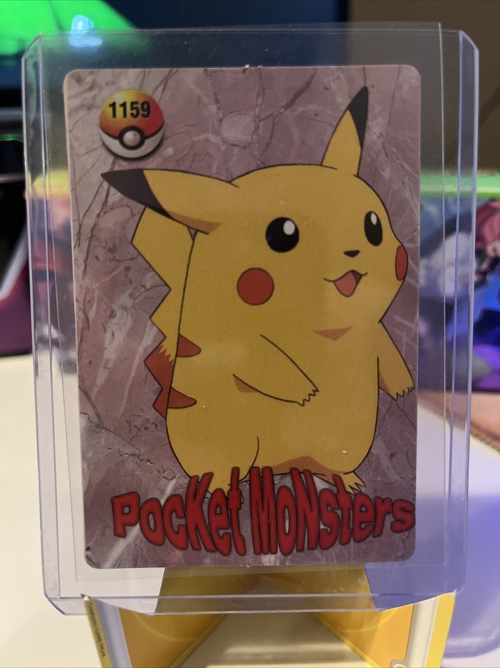 Pocket Monsters Aerodactyl #1178 Holo Prism Vending Sticker Pikachu ...
