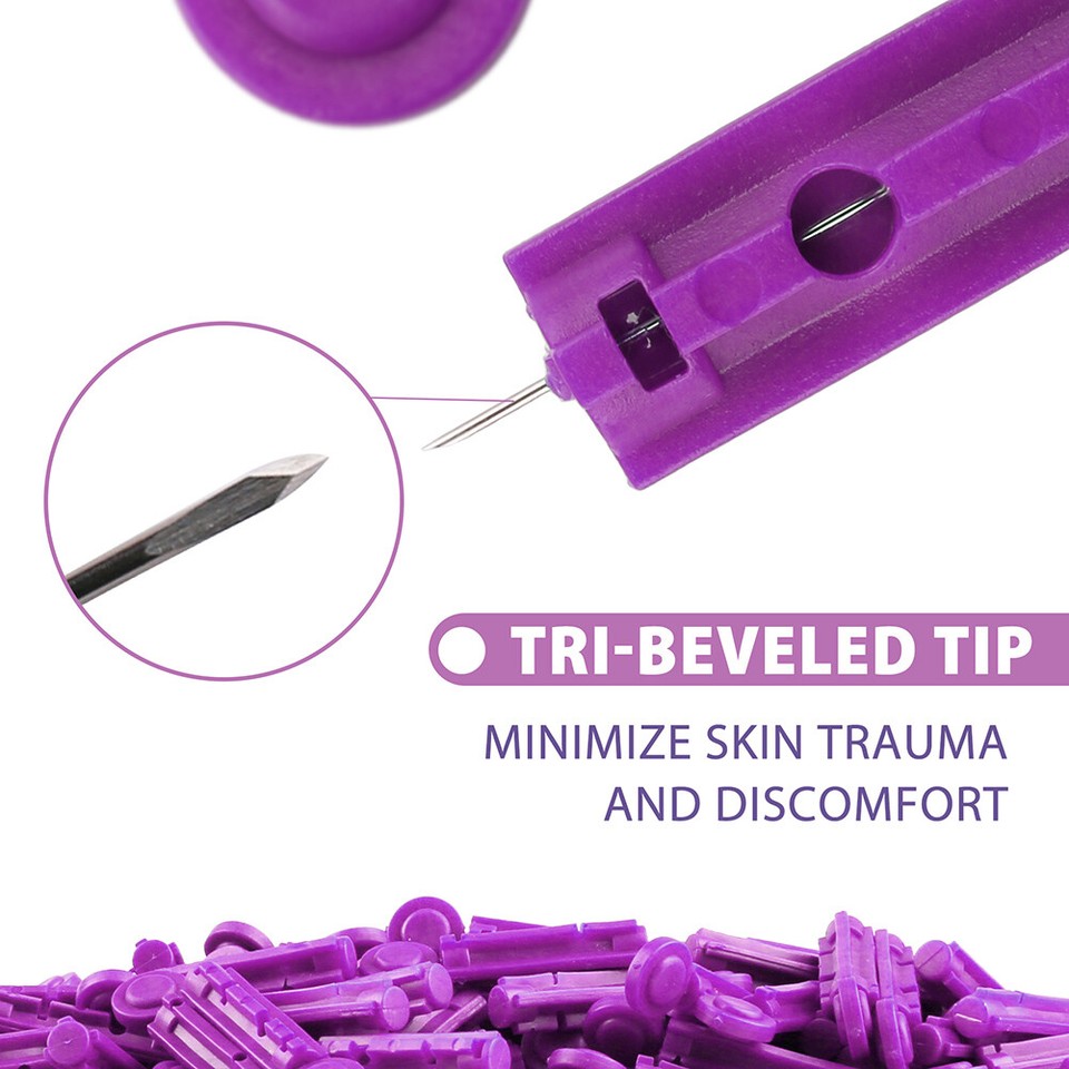 300x Twist Top BLOOD LANCETS For Keto mojo pin Blood Glucose Test 30g ...