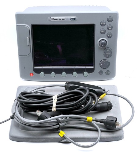 RAYMARINE E80 E02011R MARINE GPS CHART PLOTTER FISHFINDER RADAR MFD w/ SUN COVER | eBay