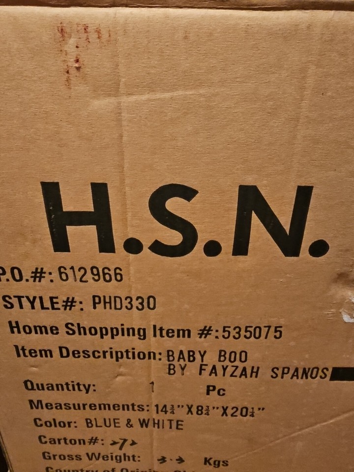 VERY RARE NEW 04' African American Baby Boo Doll By Fayzah Spanos LE 85 ...