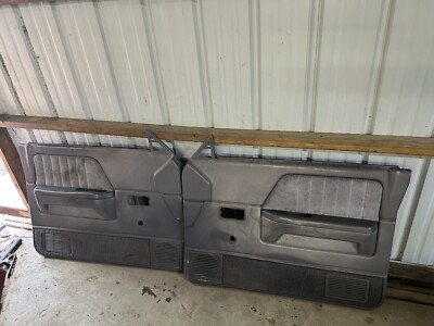 DODGE DAKOTA GRAY MANUAL DOOR PANELS BOTH L/R OEM 1992-1996 | eBay
