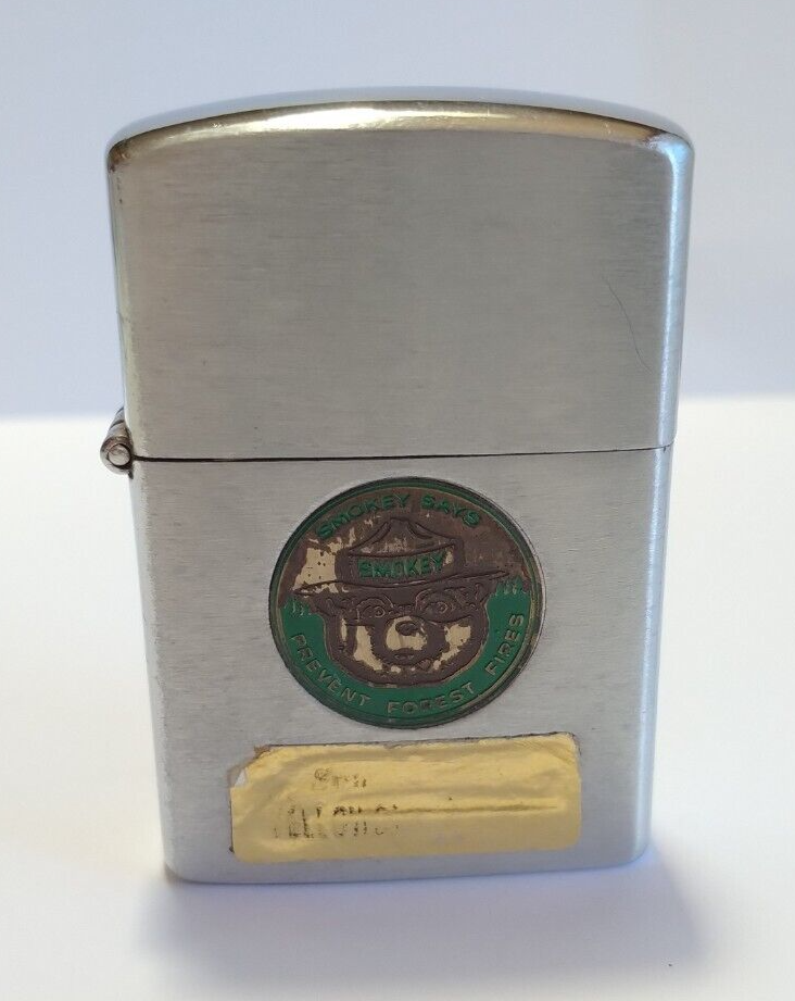 SOLO SNUFFER CO VINTAGE ENAMEL SMOKEY BEAR LIGHTER | eBay