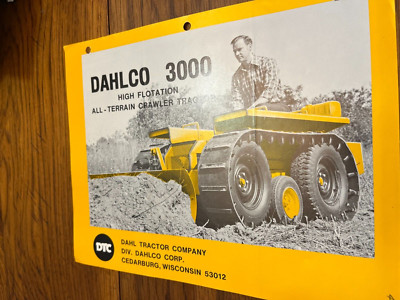 Dahlco 3000 Crawler Tractor Brochure AMIL22 | eBay