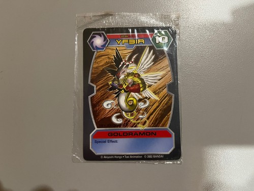 SEALED Toy Exclusive Goldramon 2002 Digimon D-Tector Card DT-59 Mega | eBay