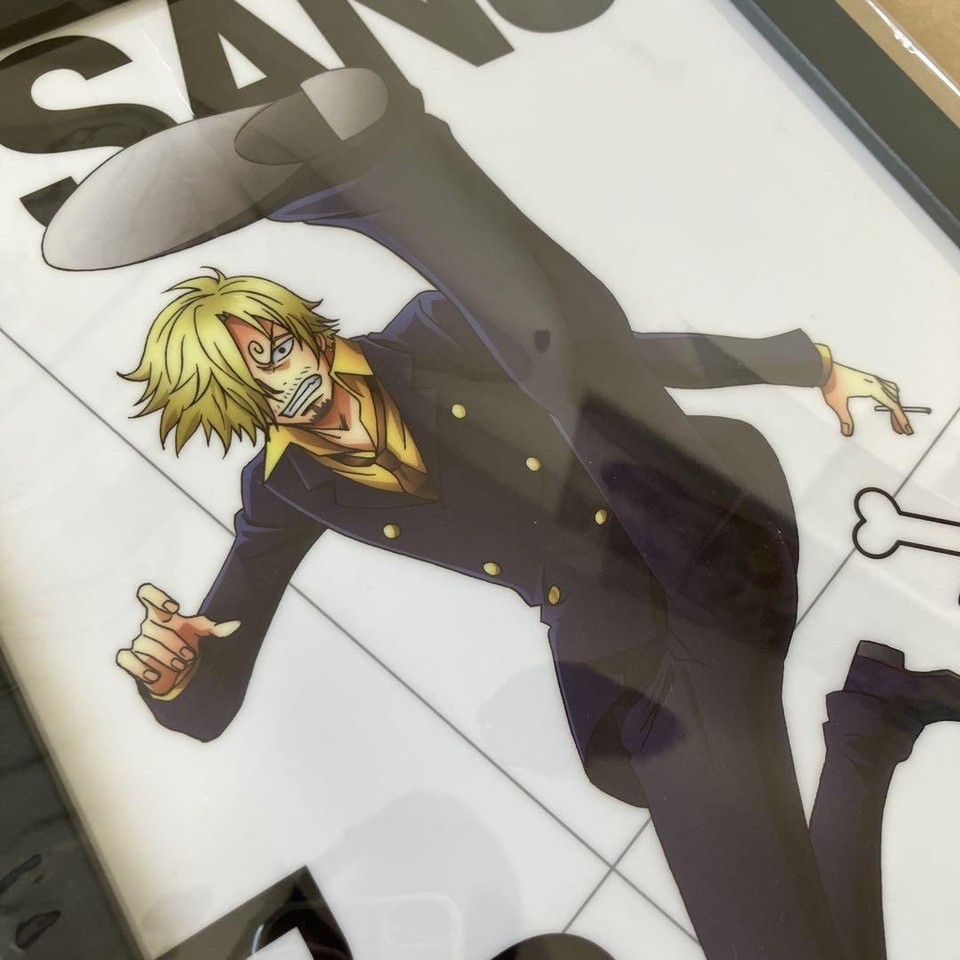 ONE PIECE Sanji Artwork A4 Photo Frame Mint, Official File, Clean | eBay
