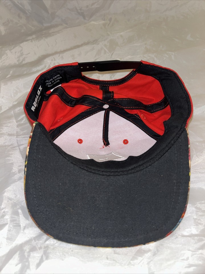 Roblox Youth Embroidered Logo Adjustable Snapback Character Logo Red ...