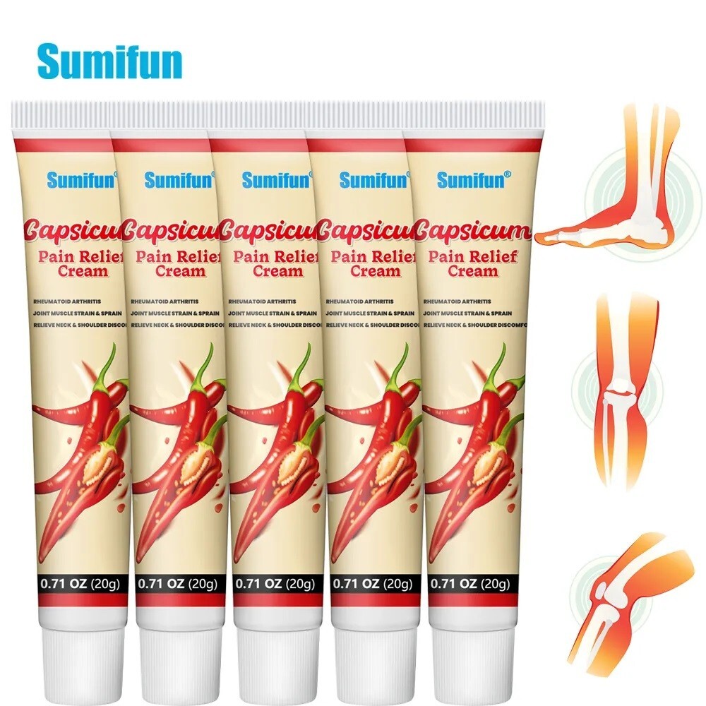 Analgesic Ointment Capsicum Balm Muscle Knee Joint Pain Relief Cream ...