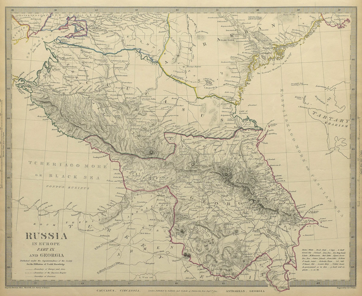 Caucasus Map