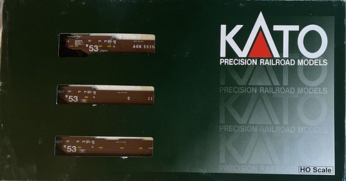 Kato 30-9036 Gunderson Maxi IV Double Stack Well Car Set ~ AOK 55356 ..HO Scale | eBay