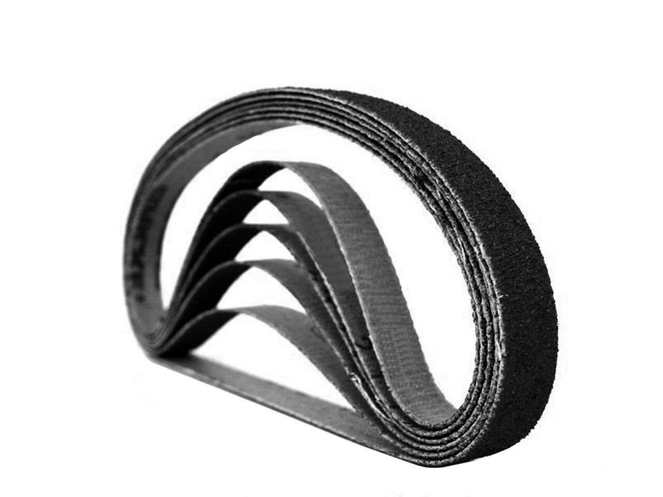 1/2 Inch X 18 Inch Silicon Carbide Sanding Air File Belts (24 Pack, 120 ...