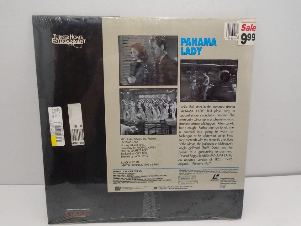 VINTAGE LASERDISC LASER DISC NEW SEALED LUCILLE BALL IN PANAMA LADY | eBay