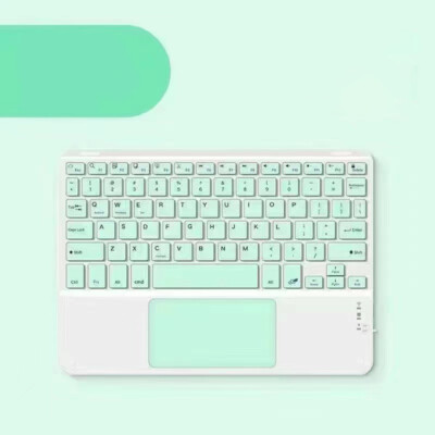 Rechargeable Wireless Bluetooth keyboard mute With touchpad for PC ipad ...