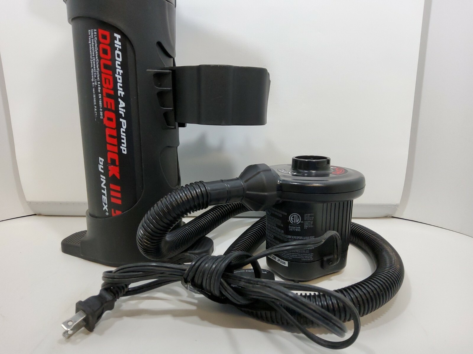 Intex AP619-III Quick Fill Air Pump & Manual Double Quick III & Hose ...