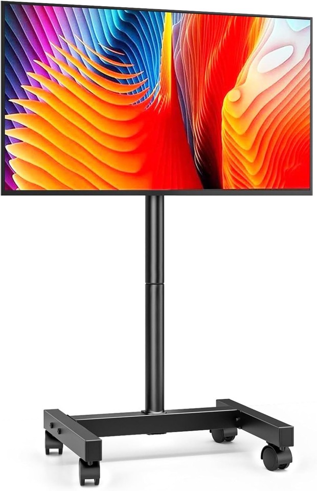 Mobile TV Stand 23-60 Inch LCD LED Flat/Curved Panel Screen TVs Rolling ...