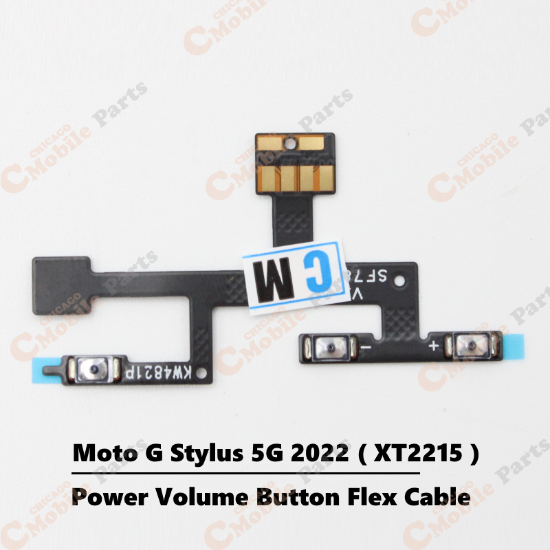 Motorola Moto G Stylus 5G 2022 Power Volume Button Flex Cable ( XT2215 ...