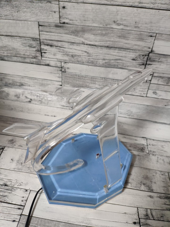 Vintage model military illuminated aircraft handmade Russia USSR ...