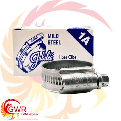 JUBILEE CLIPS GENUINE JUBILEE HOSE CLIPS WORM DRIVE HOSE CLAMPS MILD ...