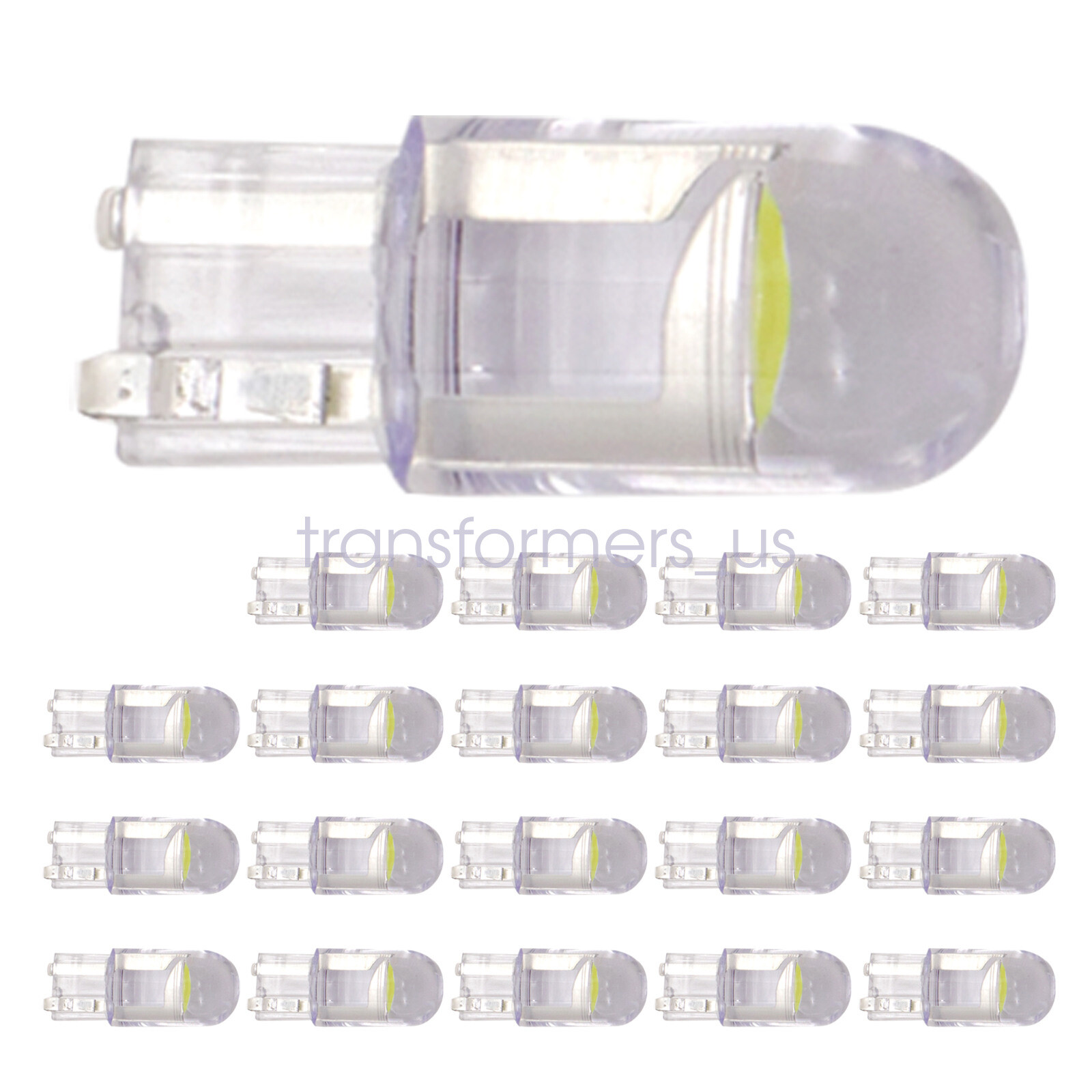 20PCS Super White T10 168 W5W 2825 LED License Plate Interior Light ...