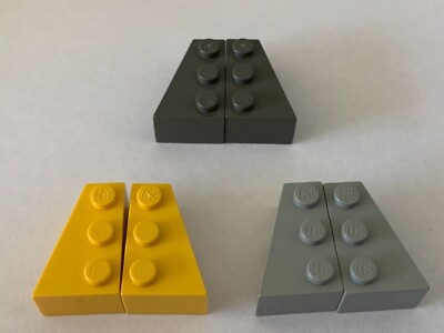 LEGO Parts (2pcs) Wedge 3x2 Right & Left 6564 6565 Choose Color | eBay