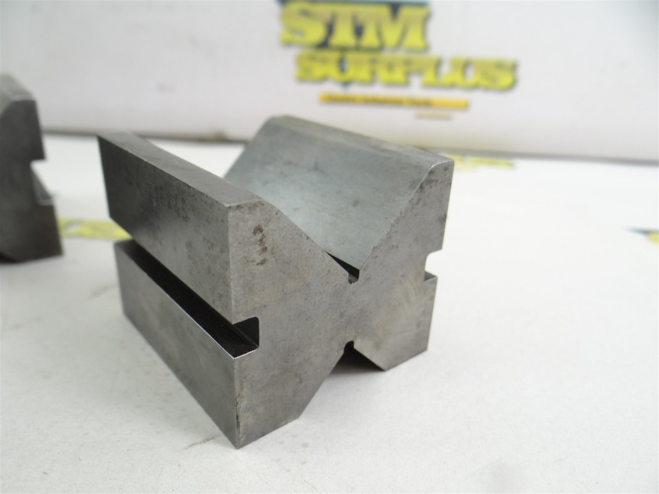 TWO MACHINISTS V-BLOCKS 1" & 1-3/16" V-WIDTHS CRAFTSMAN + | eBay