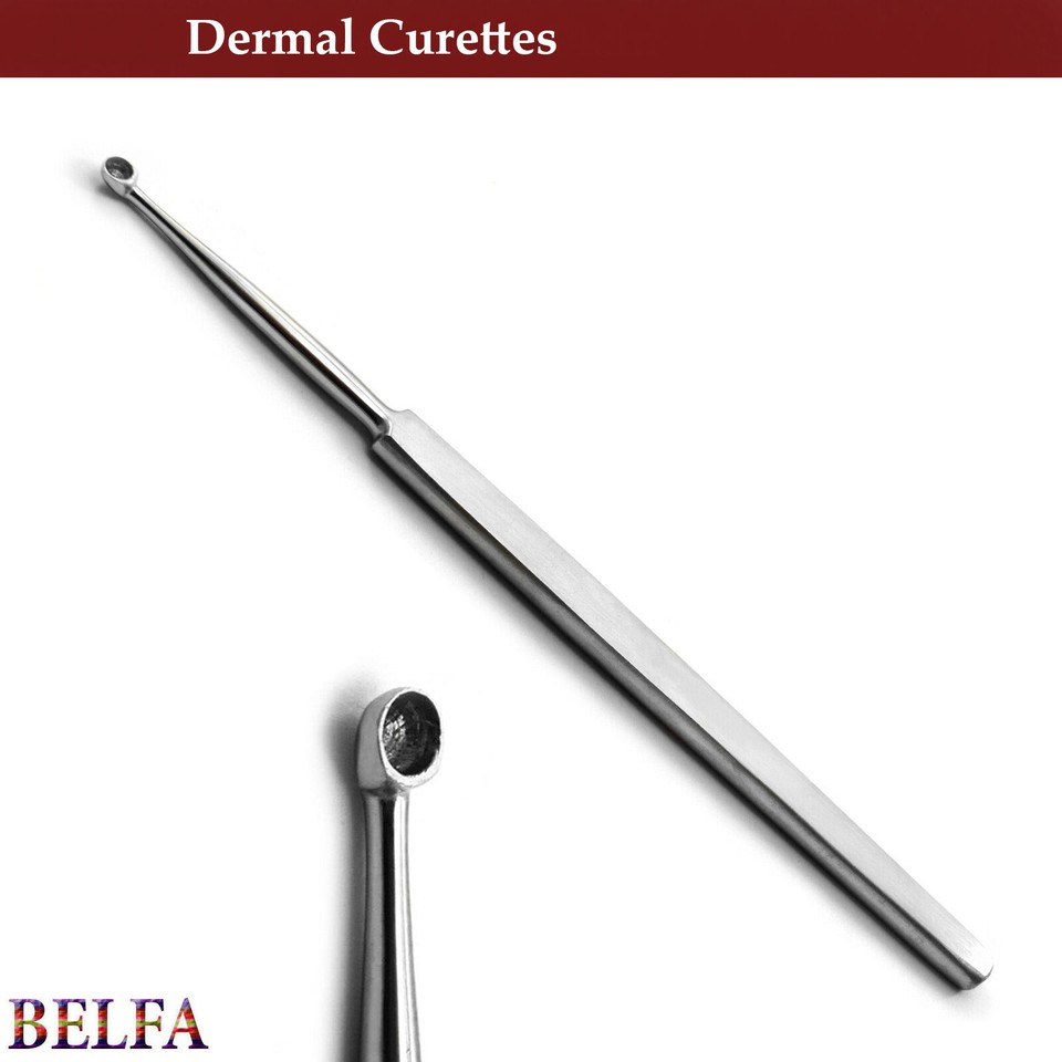 Surgical Dermatology Instruments Medical Dermal Verruca Curette | eBay UK