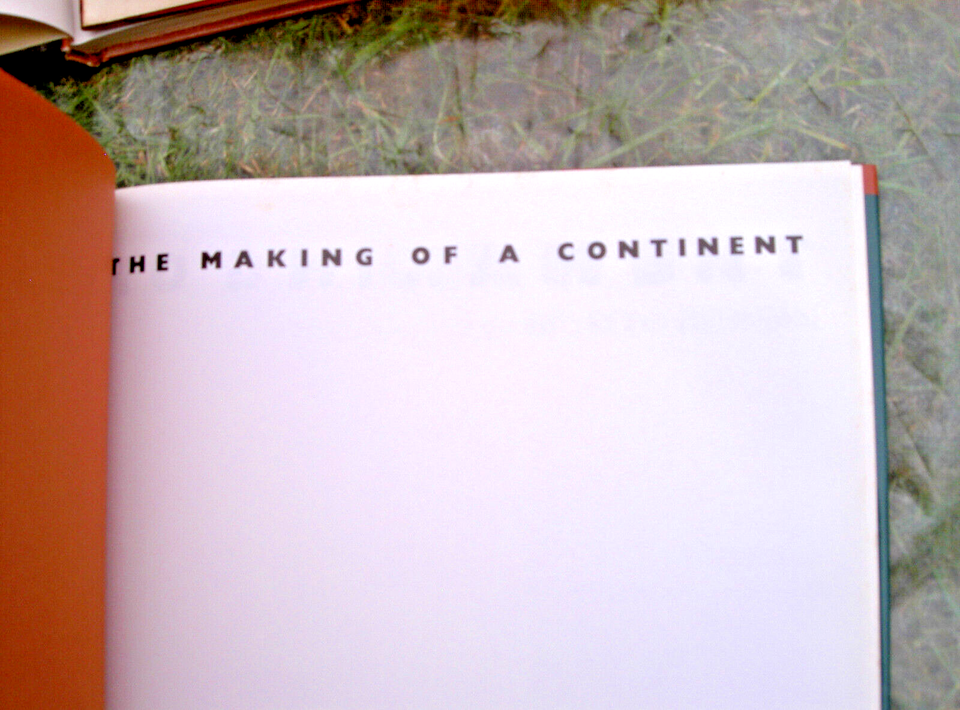 BOOKS PLATE TECTONICS RESTLESS EARTH NIGEL CALDER MAKING A CONTINENT ...