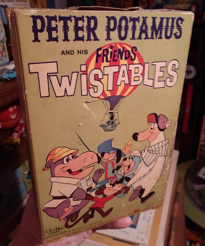 VINTAGE IDEAL 1965 PETER POTAMUS TWISTABLES YIPPEE BOXED HANNA BARBERA CHARACTER | eBay