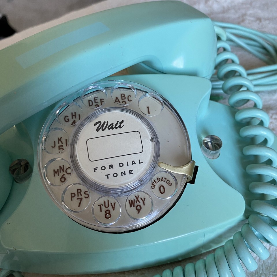 Rotary Phone Dial Card Insert "Wait For Dial Tone" Design | eBay