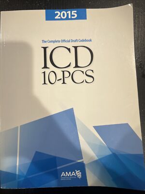 ICD-10-PCS 2015 Codebook Paperback American Medical Association | eBay