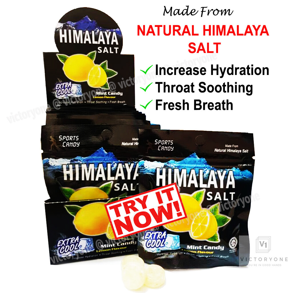 Candy Himalaya Salt Sports Extra Cool Increase Hydration Throat ...