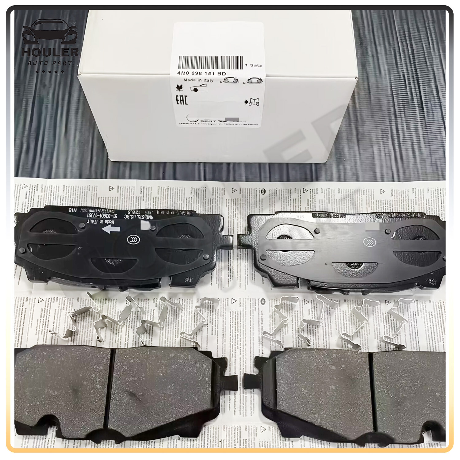 For Audi Q7 Q8 2016-2024 350*34MM Front brake pads 4M0698151BD | eBay