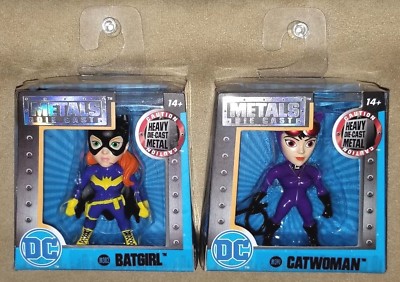 DC METALS DIE CAST SET: BATGIRL M382 & ALTERNATE CATWOMAN M391 2.5" FIGURES NIB | eBay