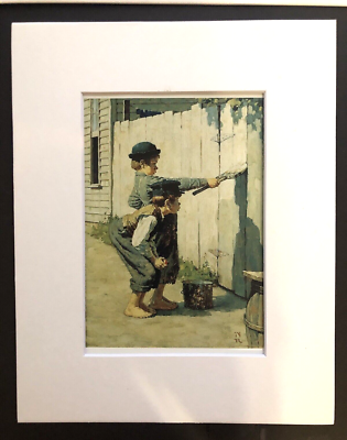 The Adventures Of Tom Sawyer Whitewashing The Fence Tom Sawyer