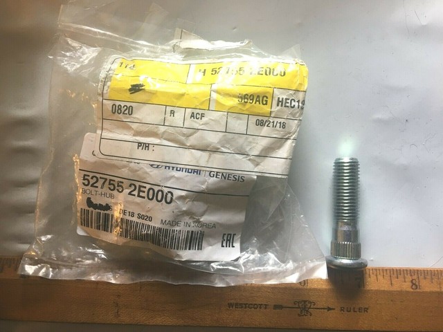 Genuine Hyundai Wheel Stud Bolt Hub NEW 52755-2E000 Free Shipping Box ...